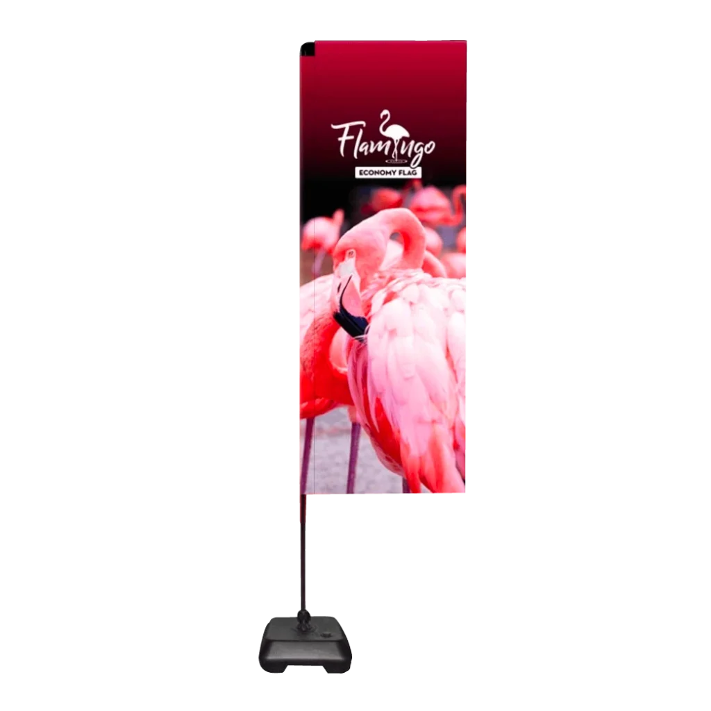 Flamingo Economy Flag – ProntaPrint