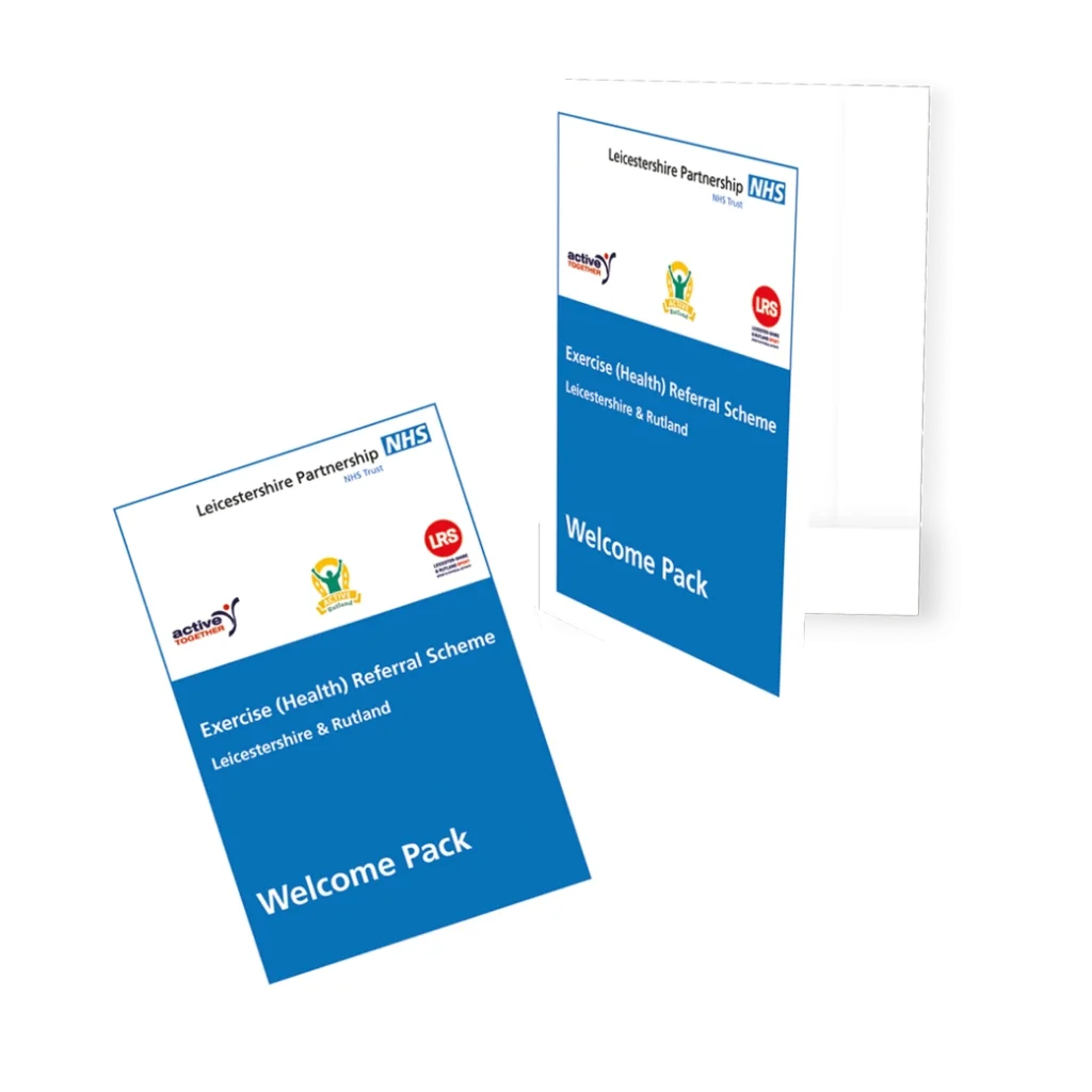 A5 Folder with self assembly pocket – ProntaPrint